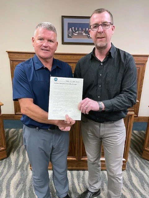 Town of Bay Bulls presents Certificate of Appreciation – The Shoreline News